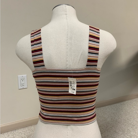 Aeropostale | Tops | Nwt Aropostale Multicolored Striped Cropped Tank ...